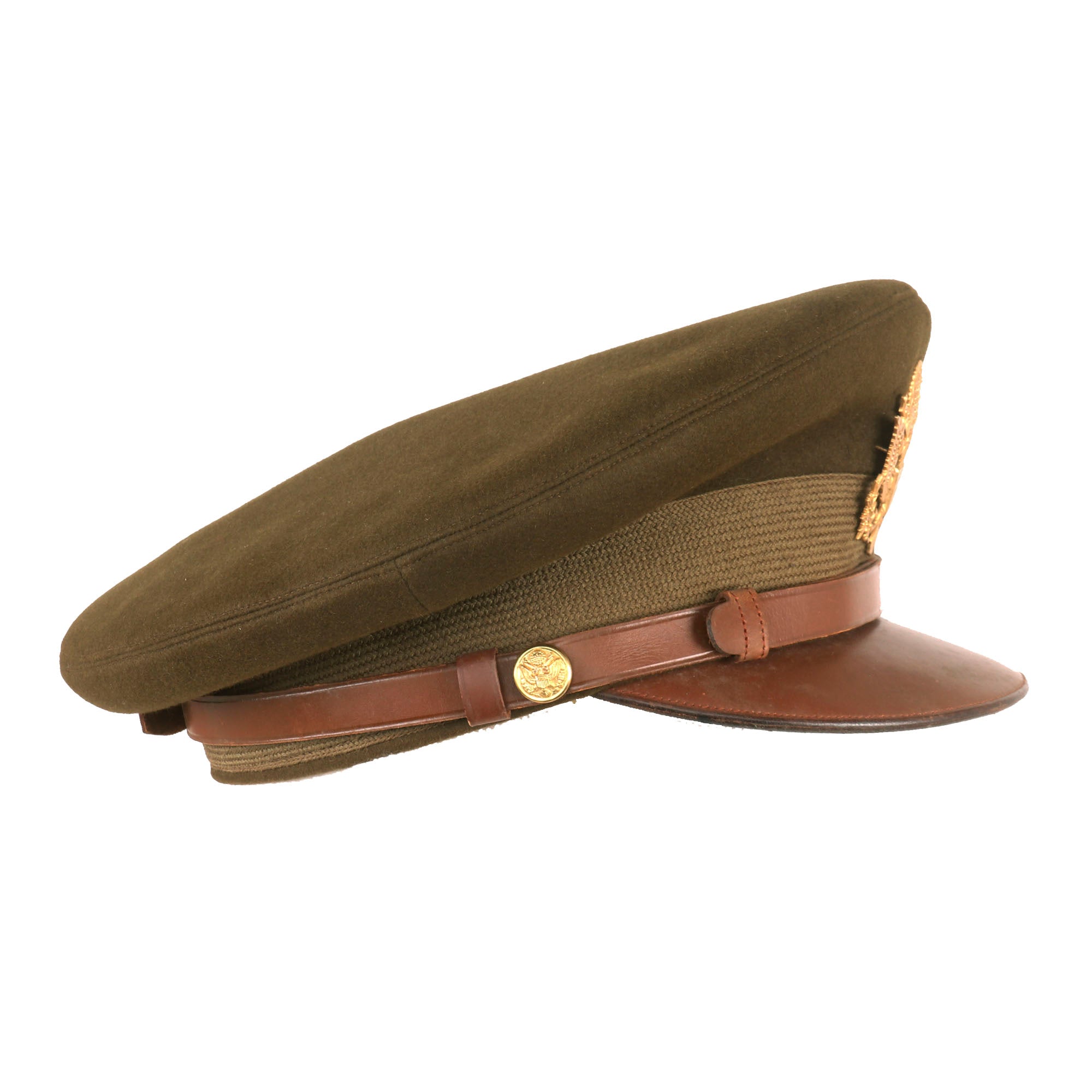 Original U.S. WWII US Army Officer’s Luxenberg Visor Cap Named to Capt ...