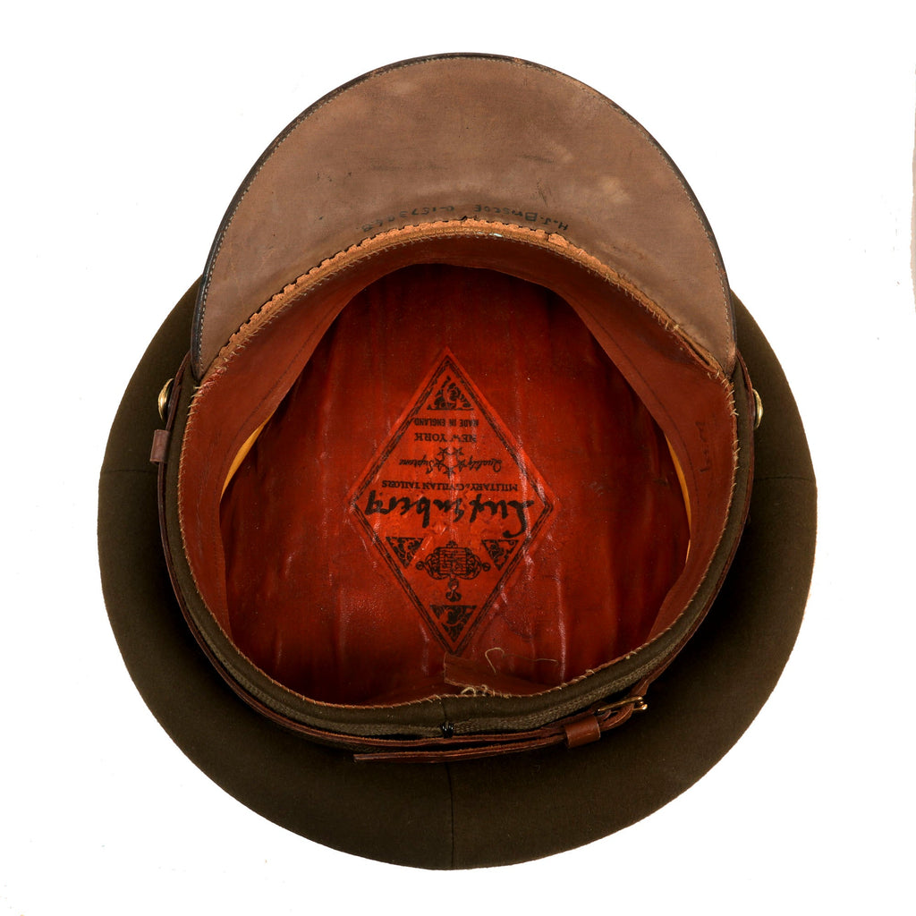 Original U.S. WWII US Army Officer’s Luxenberg Visor Cap Named to Capt ...