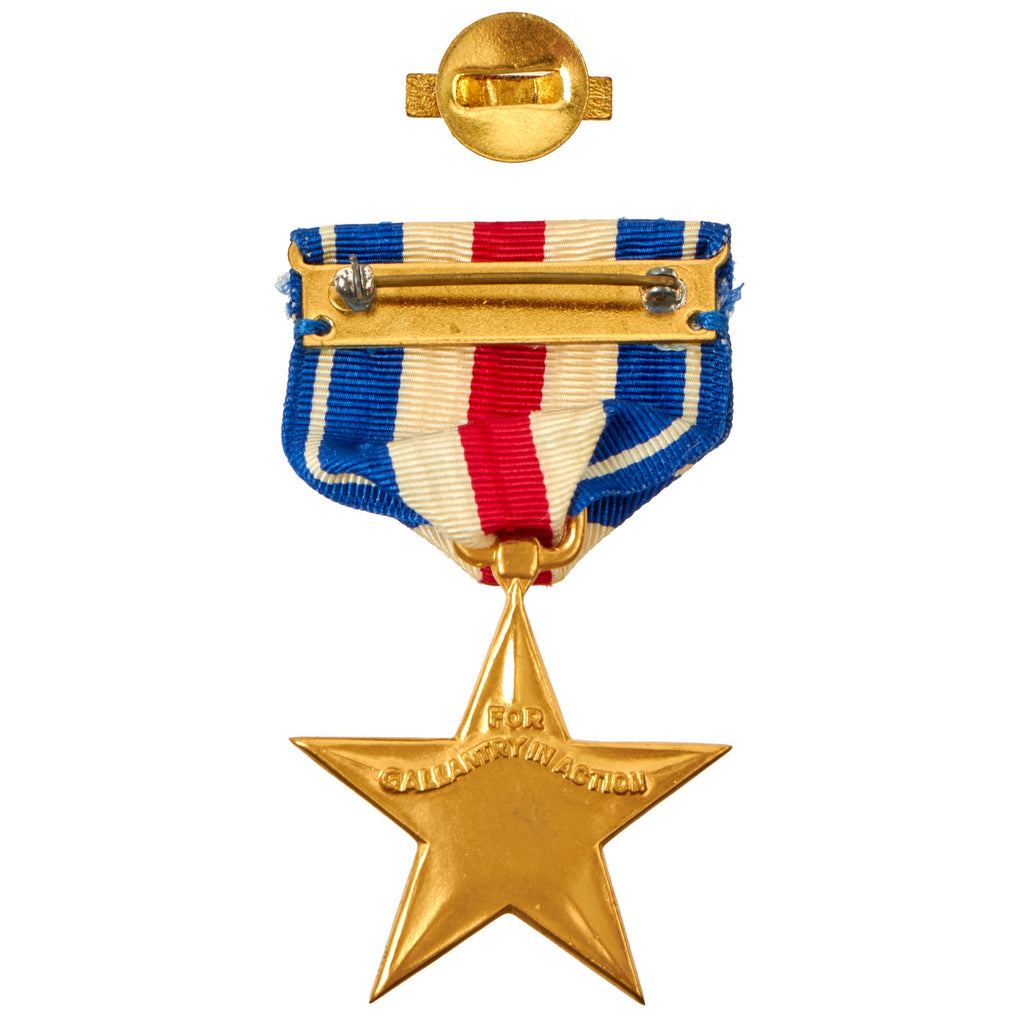 Original U.S. WWII Silver Star Set With Pin & Proper Presentation Case ...