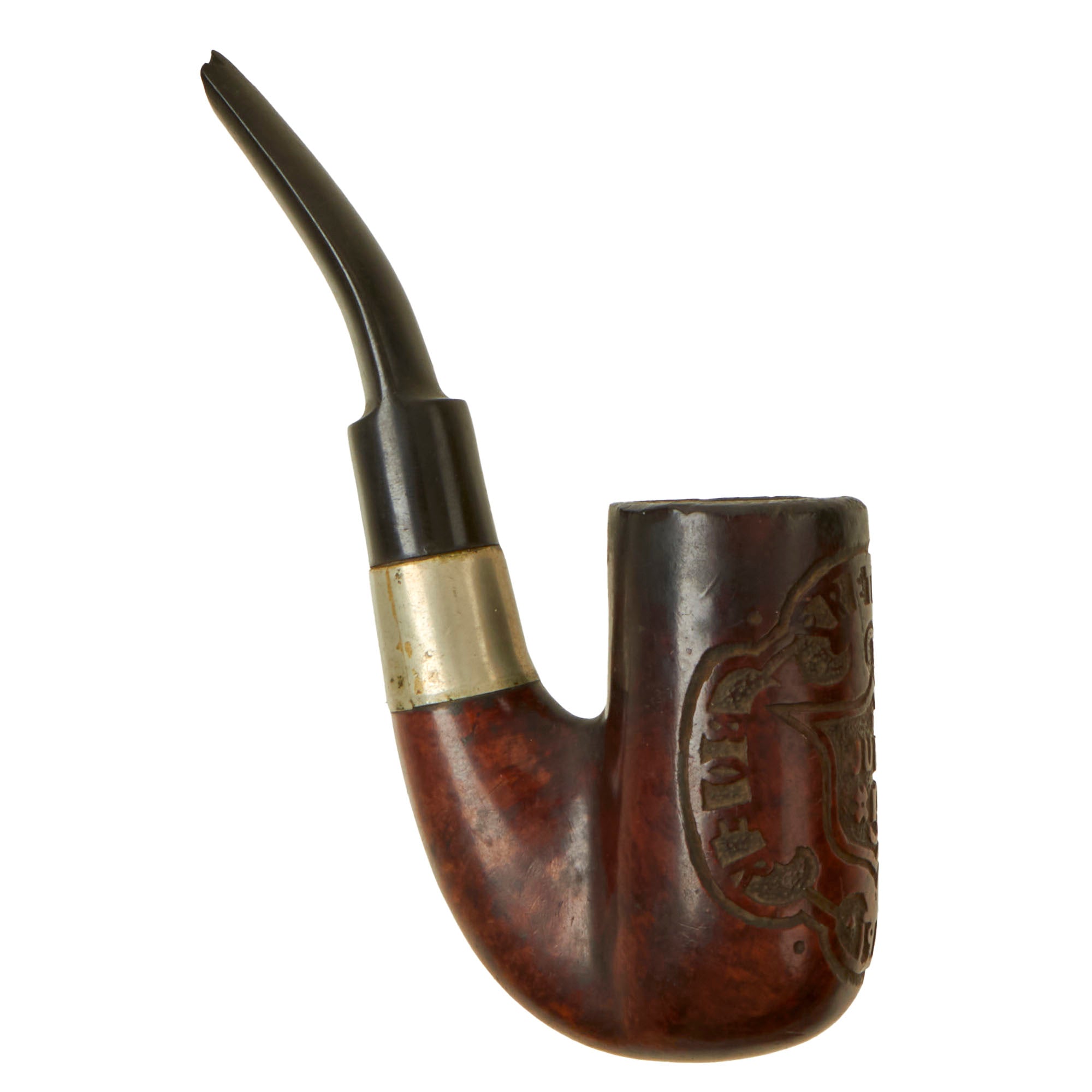 Original British Second Boer War Carved Pipe Made in Pretoria - Dated ...