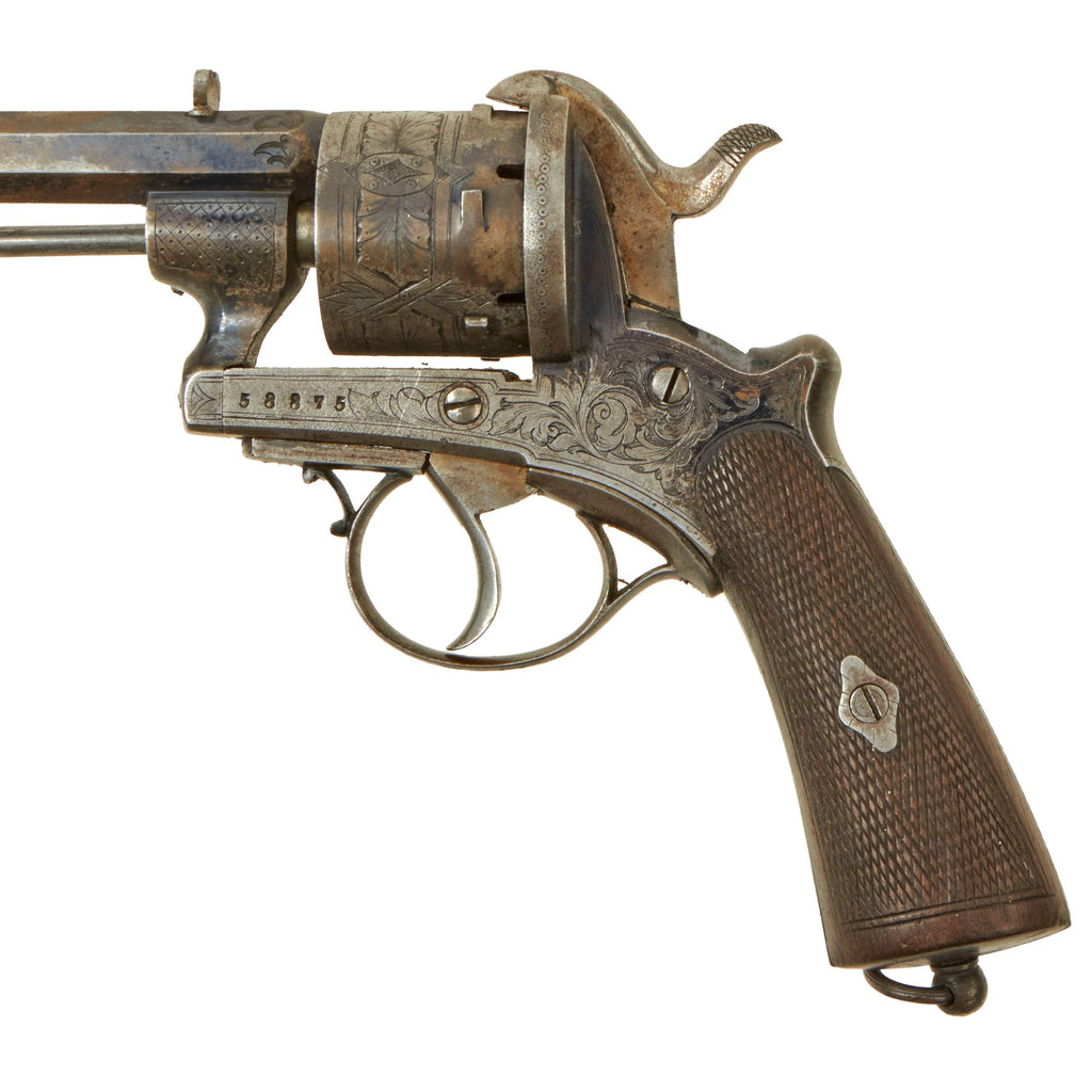 Original U.S. Civil War Era Continental Engraved 9mm Pinfire Double Ac ...