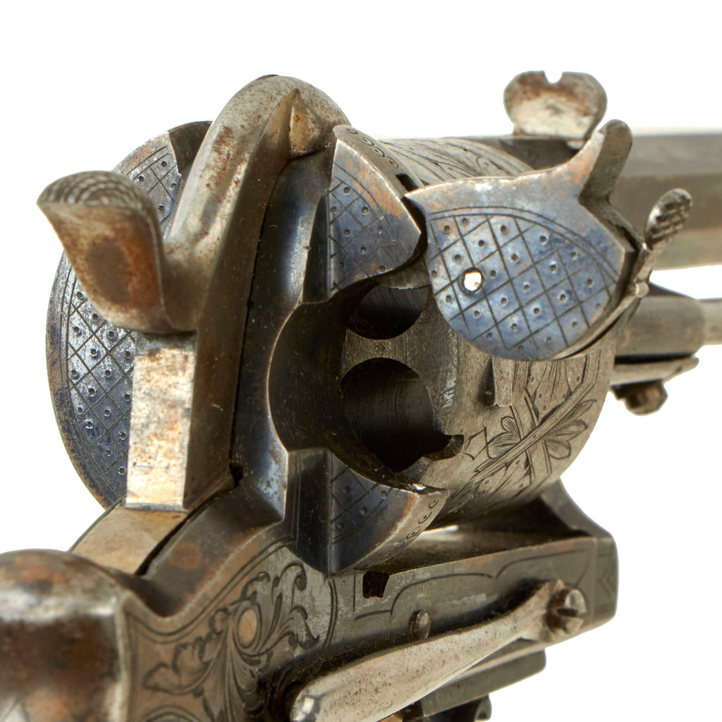 Original U.S. Civil War Era Continental Engraved 9mm Pinfire Double Ac ...