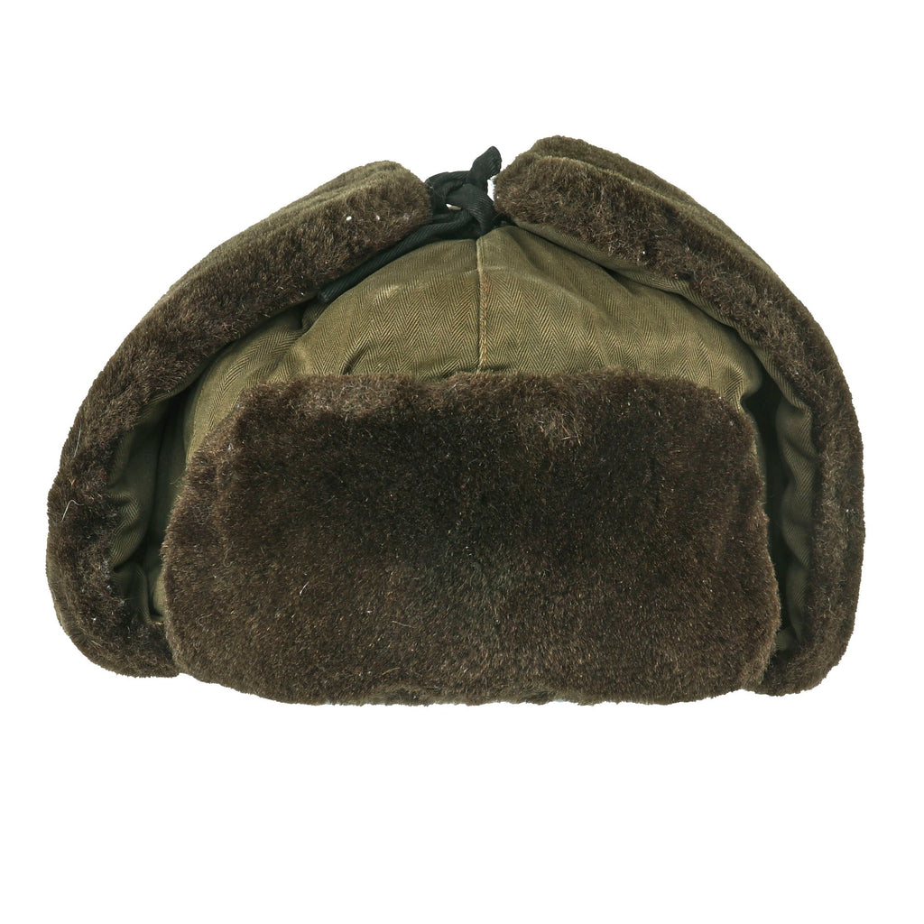 Original U.S. Korean War Chinese People’s Army Winter Ushanka - USGI B ...