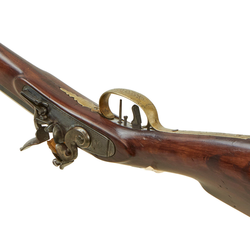 Original South African 12 Bore Silver Mounted Flintlock Big Game Rifle ...