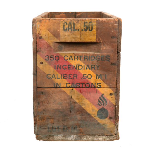 Original U.S. WWII Small Arms .50cal Incendiary M1 Ball 350 Cartridge ...