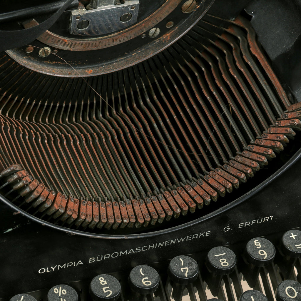 Original German WWII Rare SS Model 8 Typewriter by Olympia Büromaschin ...
