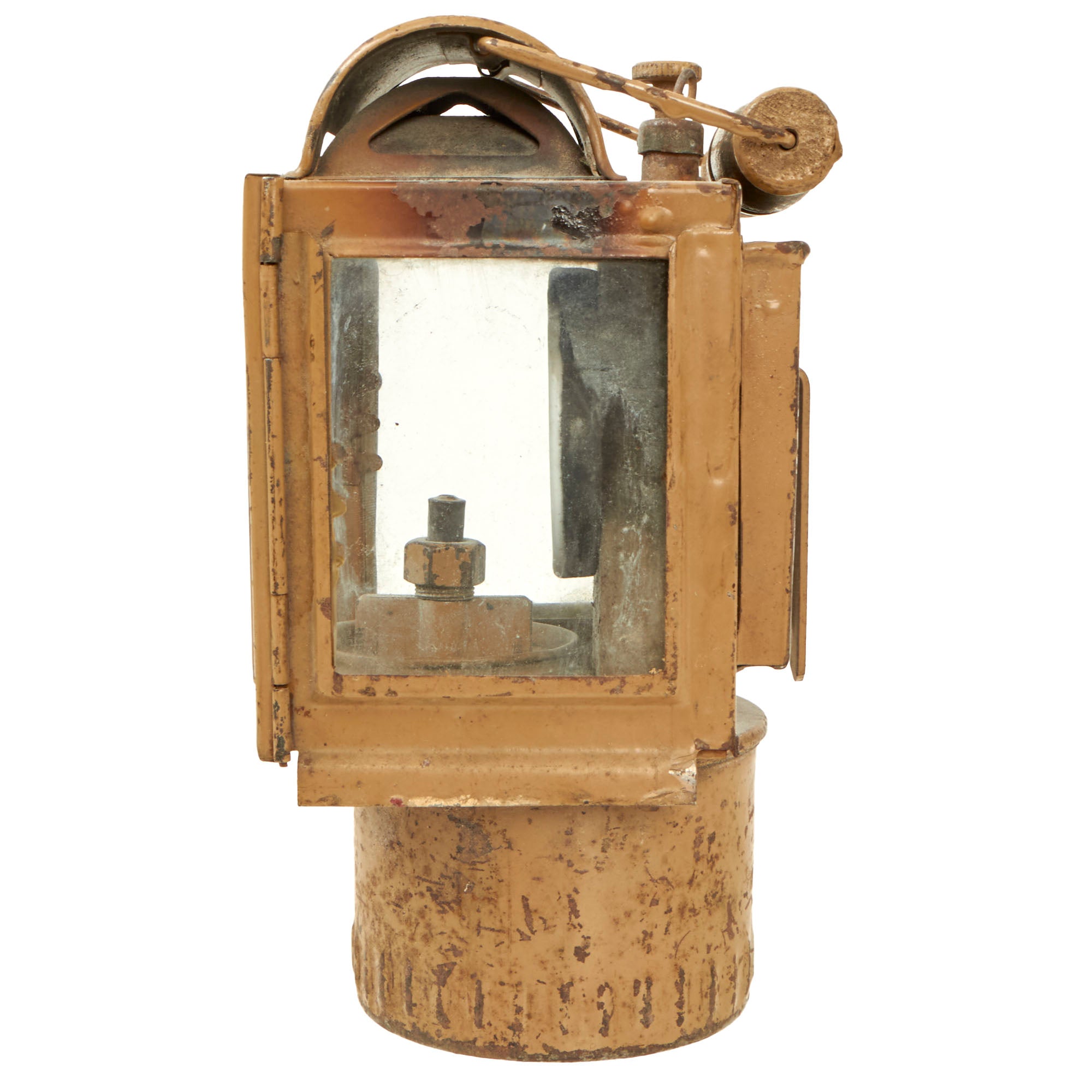 Original German WWII Carbide Railroad or Bunker Lantern - Original Ord ...