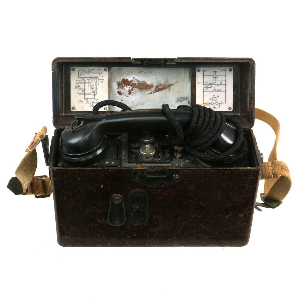 Original German WWII Wehrmacht Model FF33 Field Telephone With Origina ...