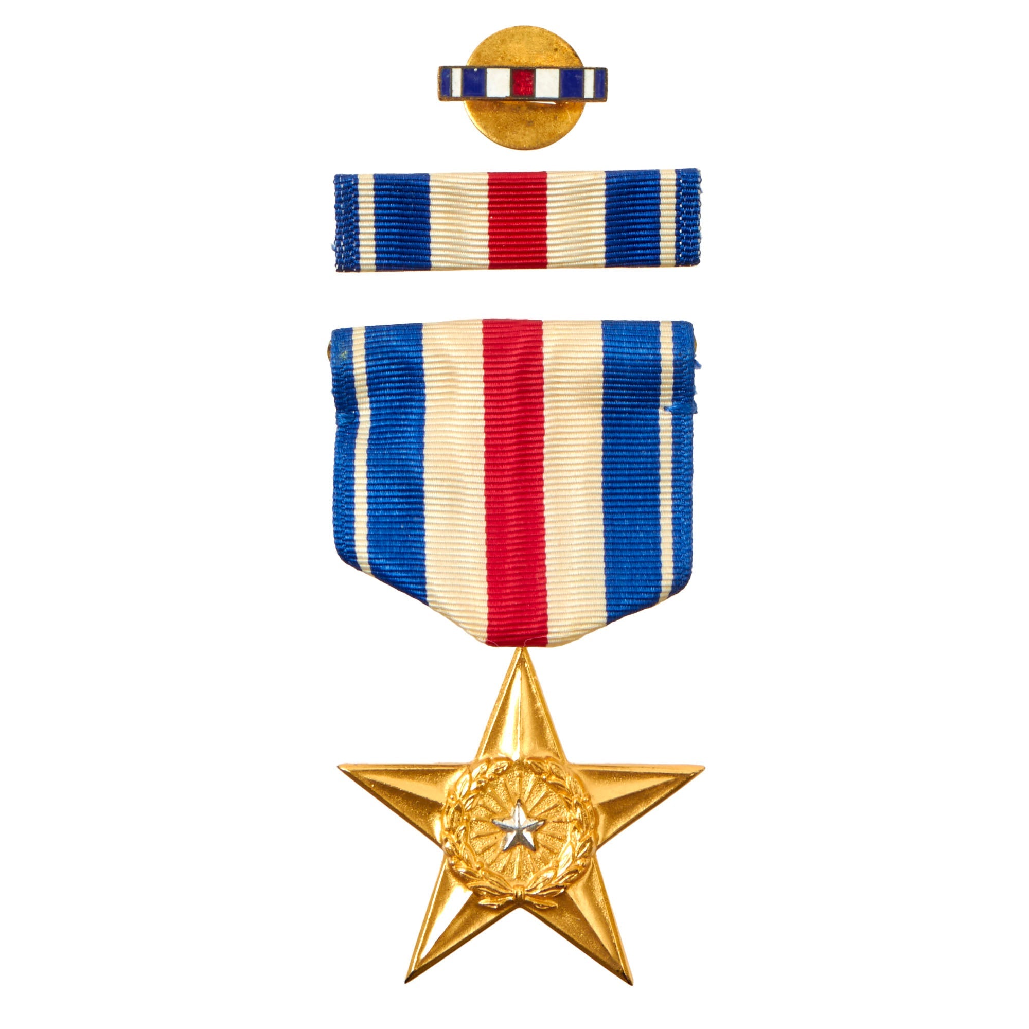 Original U.S. WWII Silver Star Set With Proper Presentation Case - Com ...