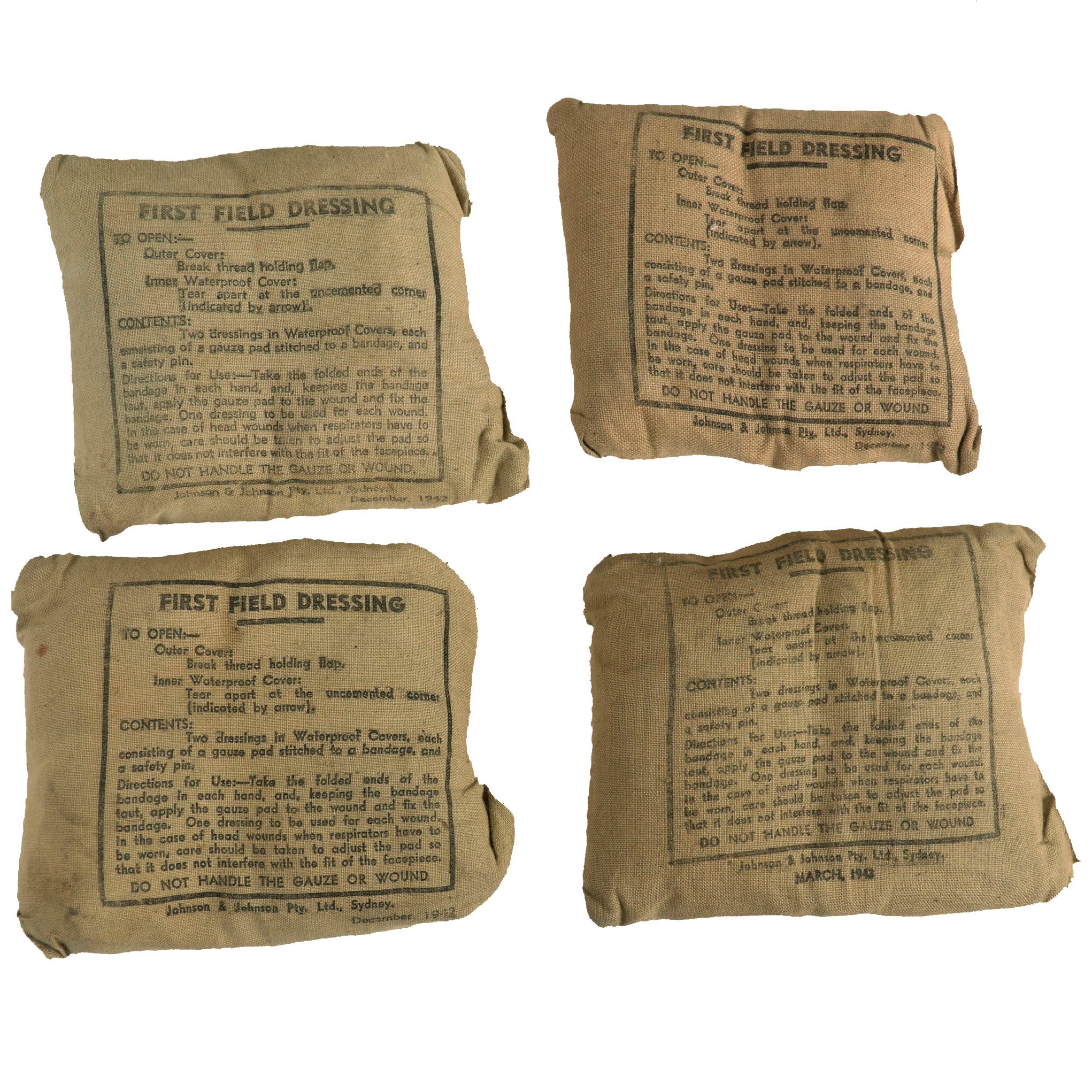 Original British WWII Pattern 1937 Medic Shell Dressing Shoulder Bag w ...