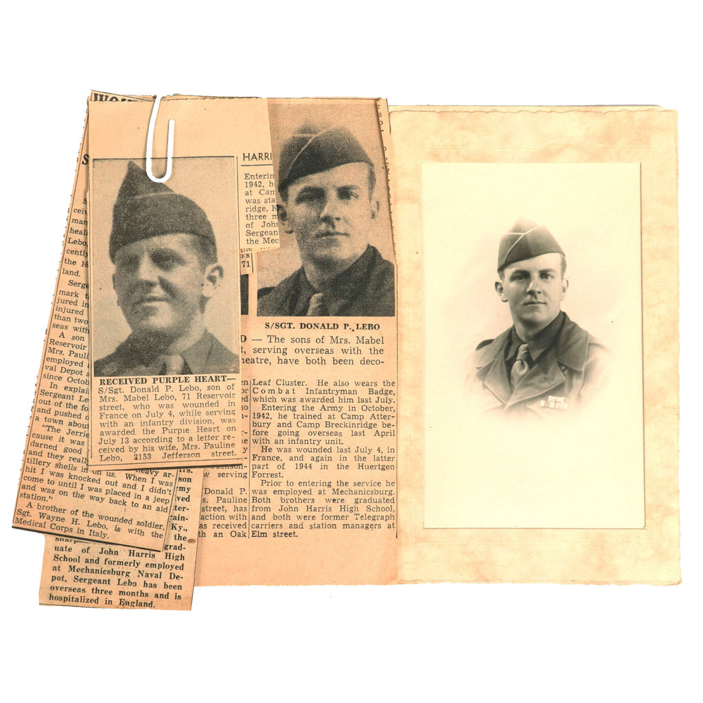 Original U.S. WWII 330th Infantry Regiment 83rd Division Infantry Plat ...