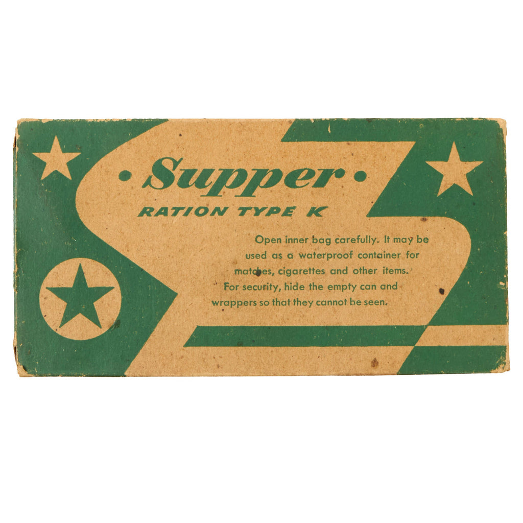 Original U.S. WWII K-Ration "Morale Series" Meal Set - Breakfast, Supp ...