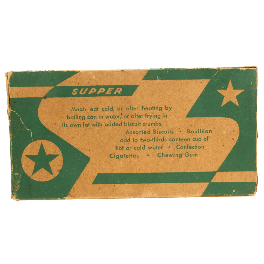 Original U.S. WWII K-Ration "Morale Series" Meal Set - Breakfast, Supp ...