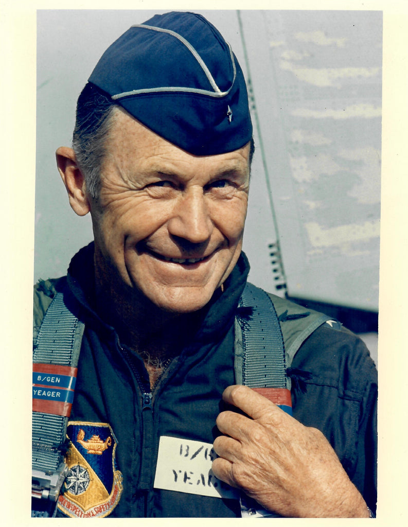 Original U.S. Brigadier General Chuck Yeager Signed Photograph - Lette ...