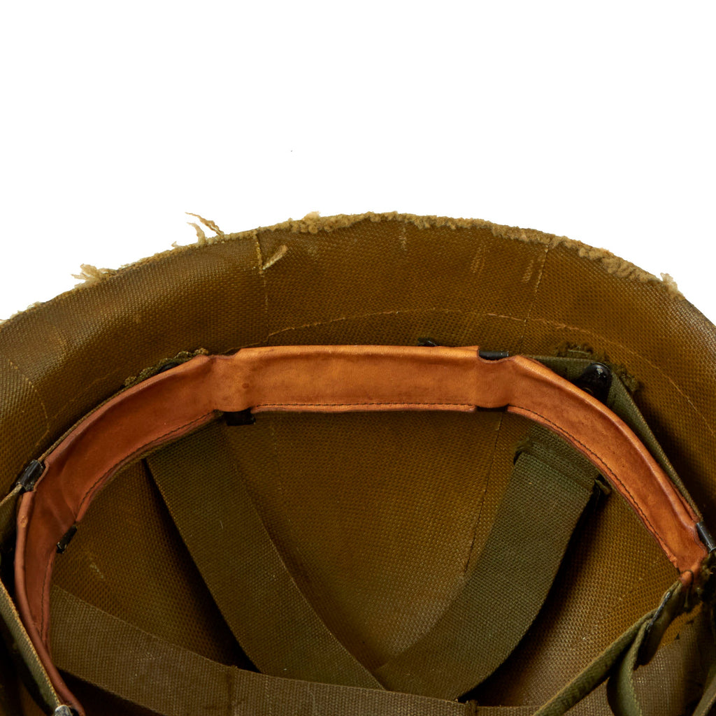 Original U.S. Vietnam War M1 Helmet with Camouflage Cover and Liner ...