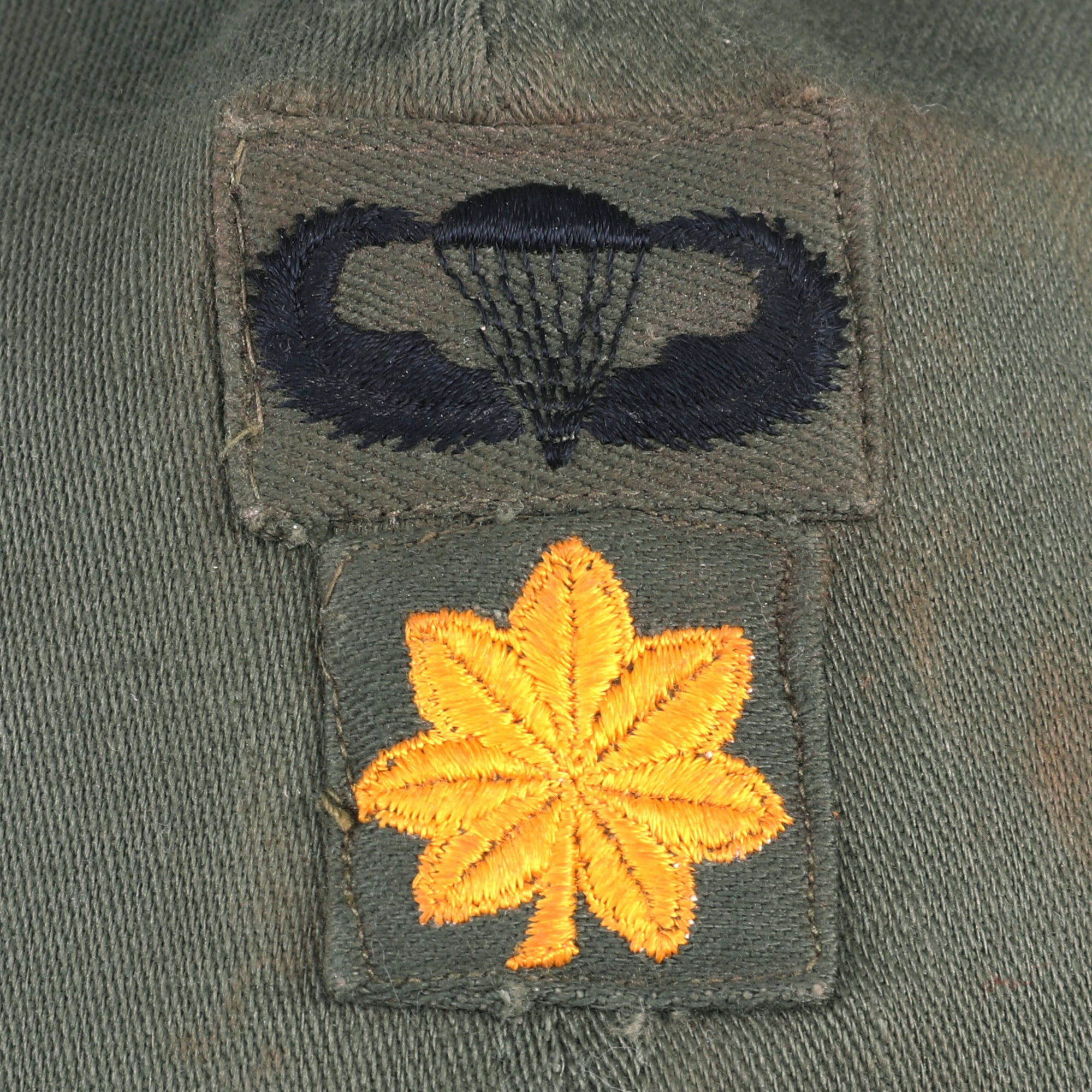 Original U.S. Vietnam War Era Major Leonard Phillips OG-106 Cap with 1 ...