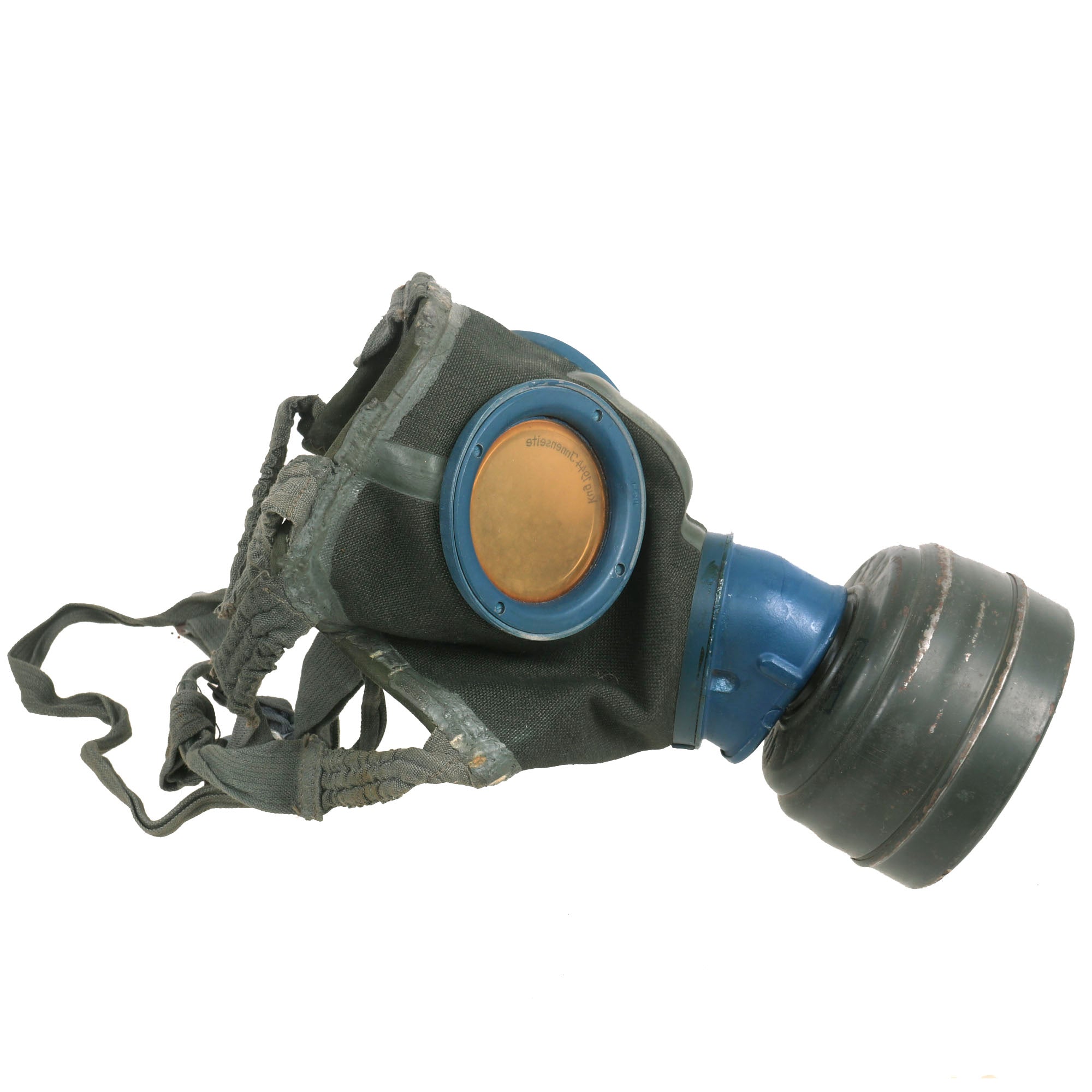 Original German WWII Named M30 3rd Model Size 2 Gas Mask with Fe 41 Fi ...