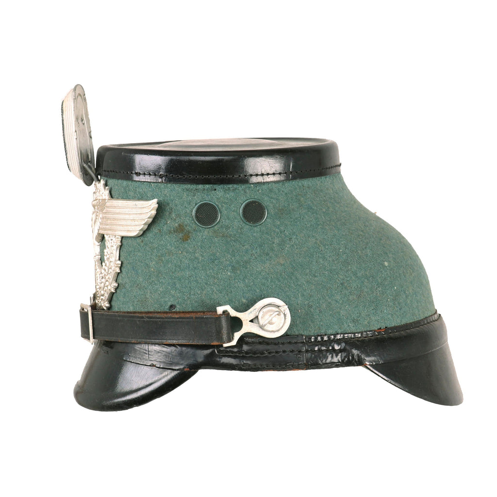 Original German WWII 1940 Dated Late Pattern Metropolitan Police Shako ...