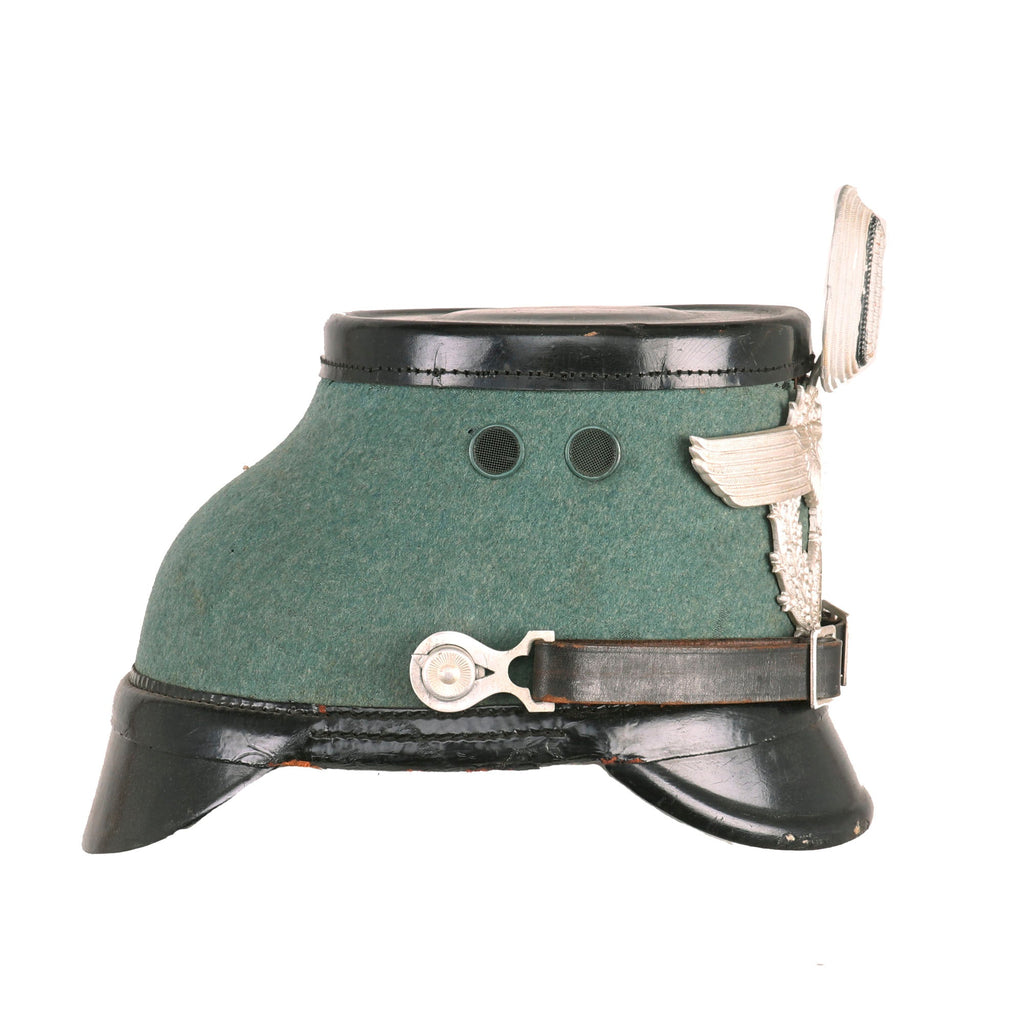 Original German WWII 1940 Dated Late Pattern Metropolitan Police Shako ...