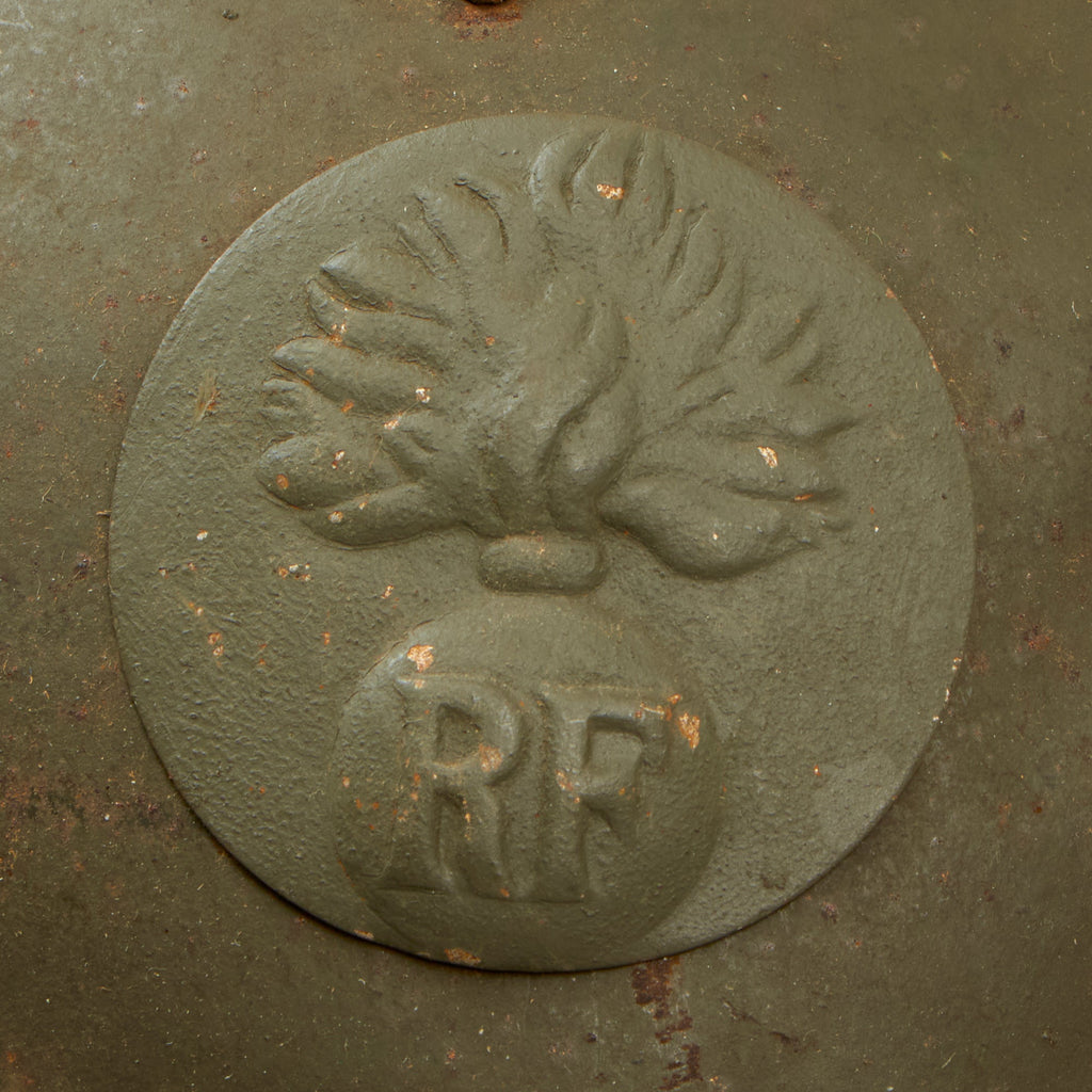Original French WWII M1926 Adrian Helmet with Liner and Chinstrap - Ol ...