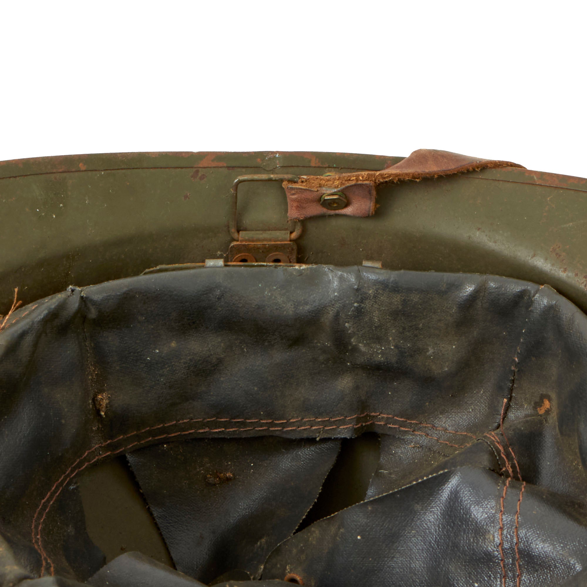 Original French WWII M1926 Adrian Helmet with Liner and Chinstrap - Ol – International Military ...