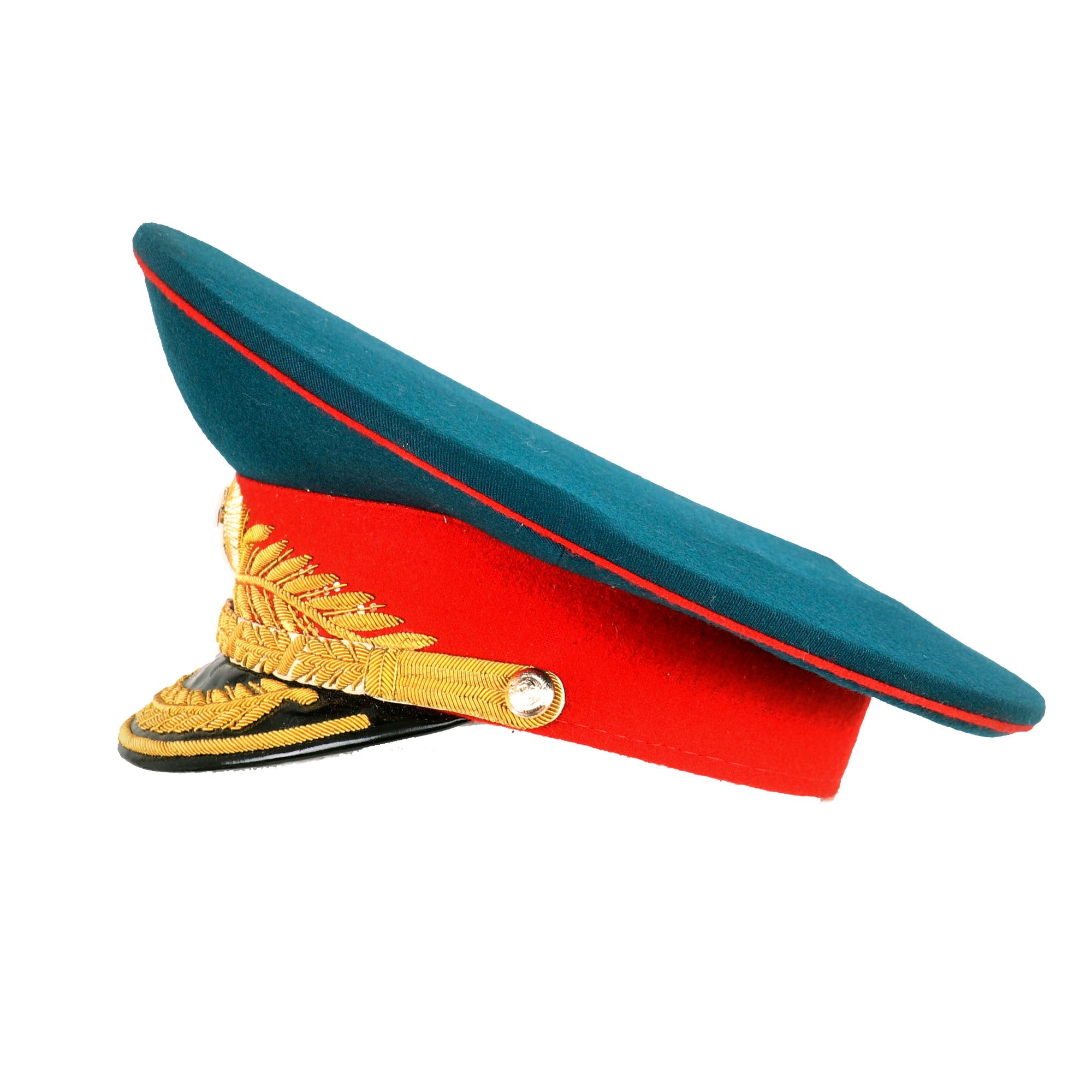 Original Soviet Russian Cold War Infantry General's Peaked Visor Hat M ...