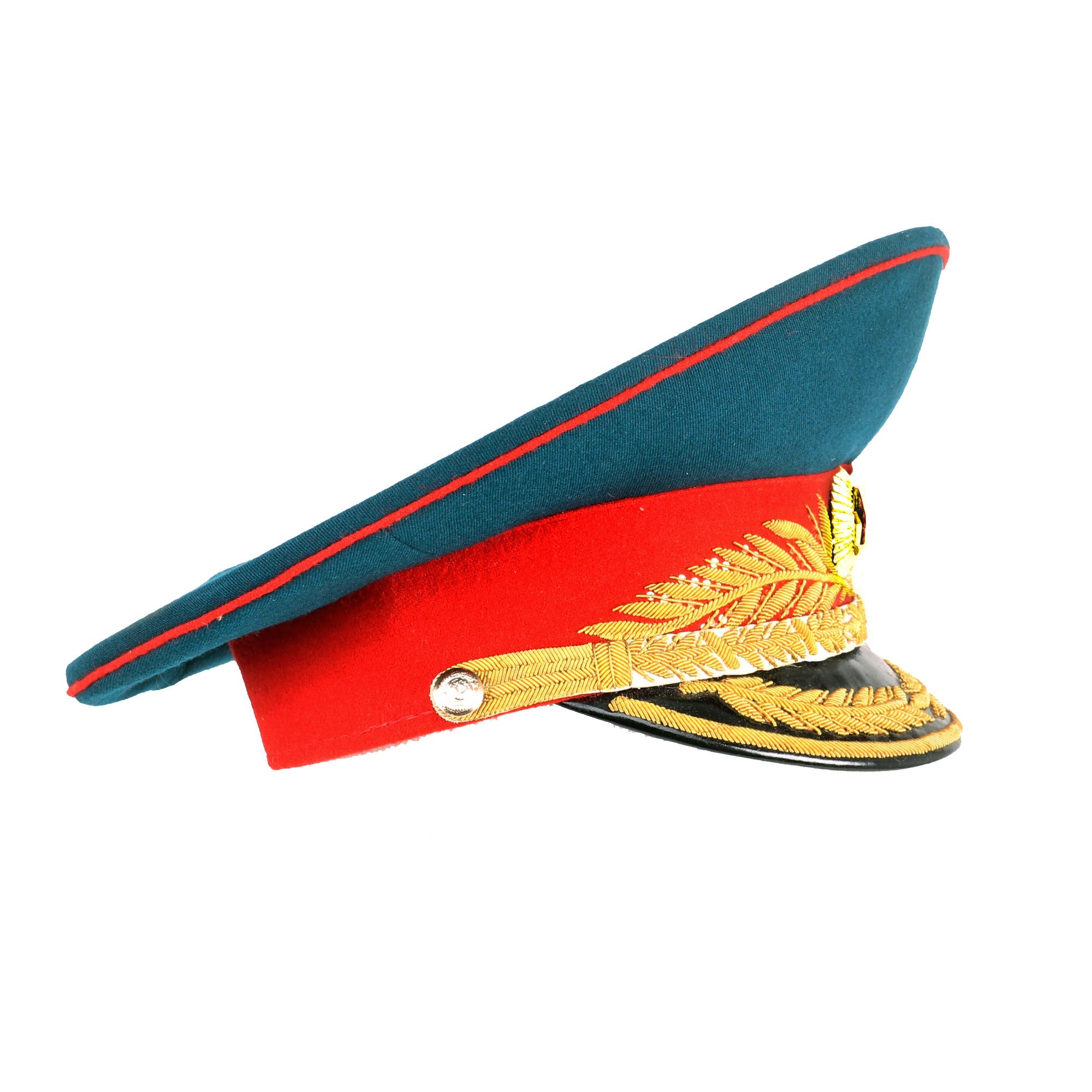 Original Soviet Russian Cold War Infantry General's Peaked Visor Hat M ...