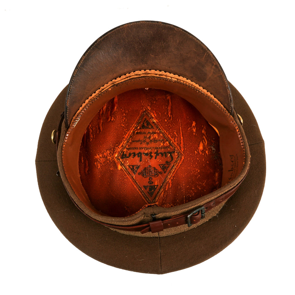 Original U.S. WWII US Army Officer’s Visor Cap by Luxenberg Of New Yor ...