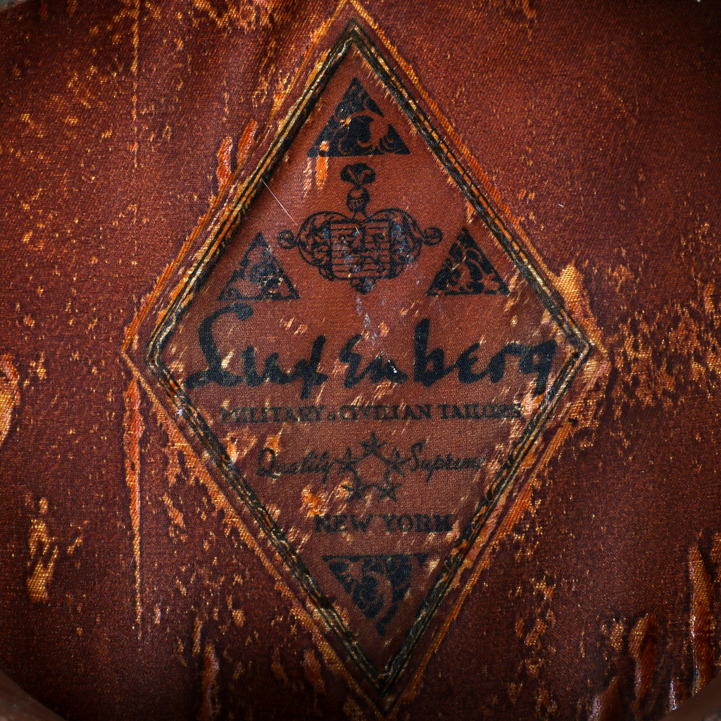 Original U.S. WWII US Army Officer’s Visor Cap by Luxenberg Of New Yor ...