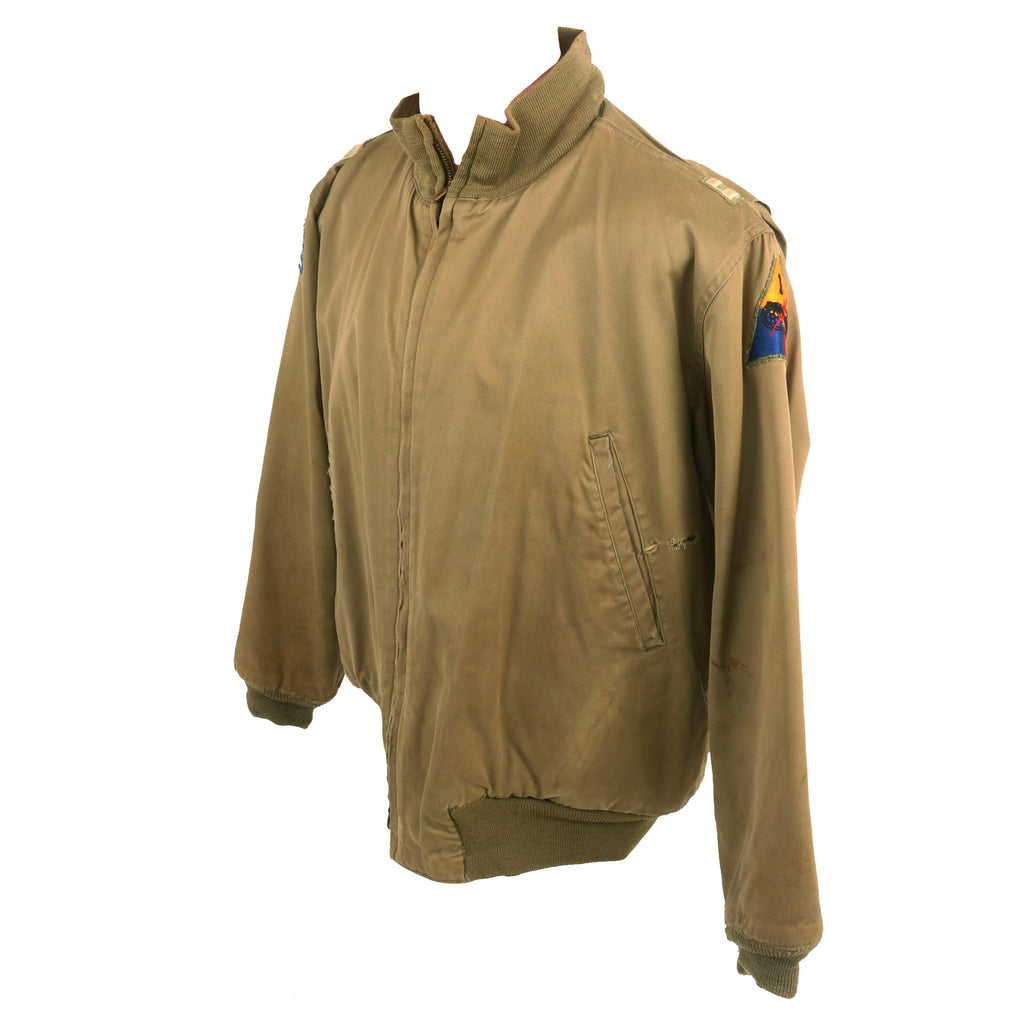 Original U.S. WWII Winter Combat “Tanker” Jacket Attributed To Captain ...