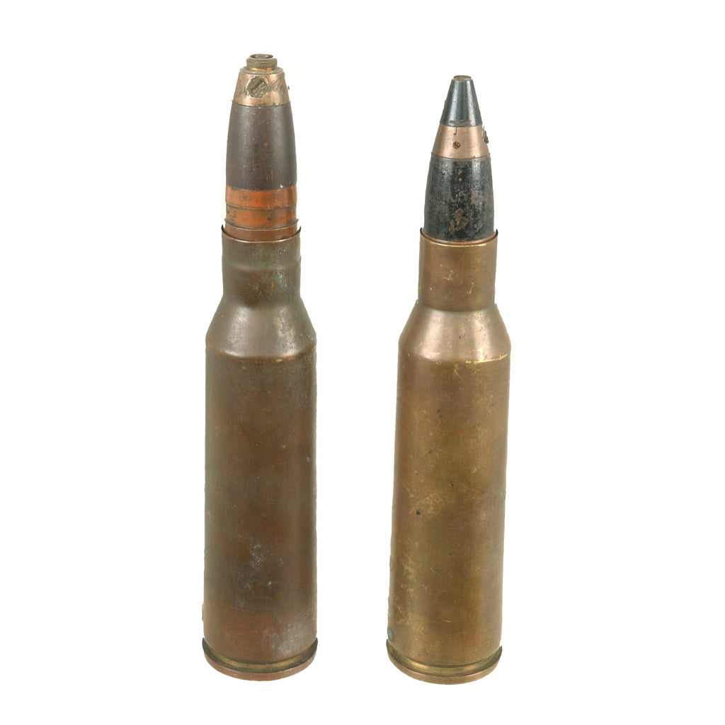 Original Japanese WWII Imperial Japanese Navy INERT Pair of 25mm High ...