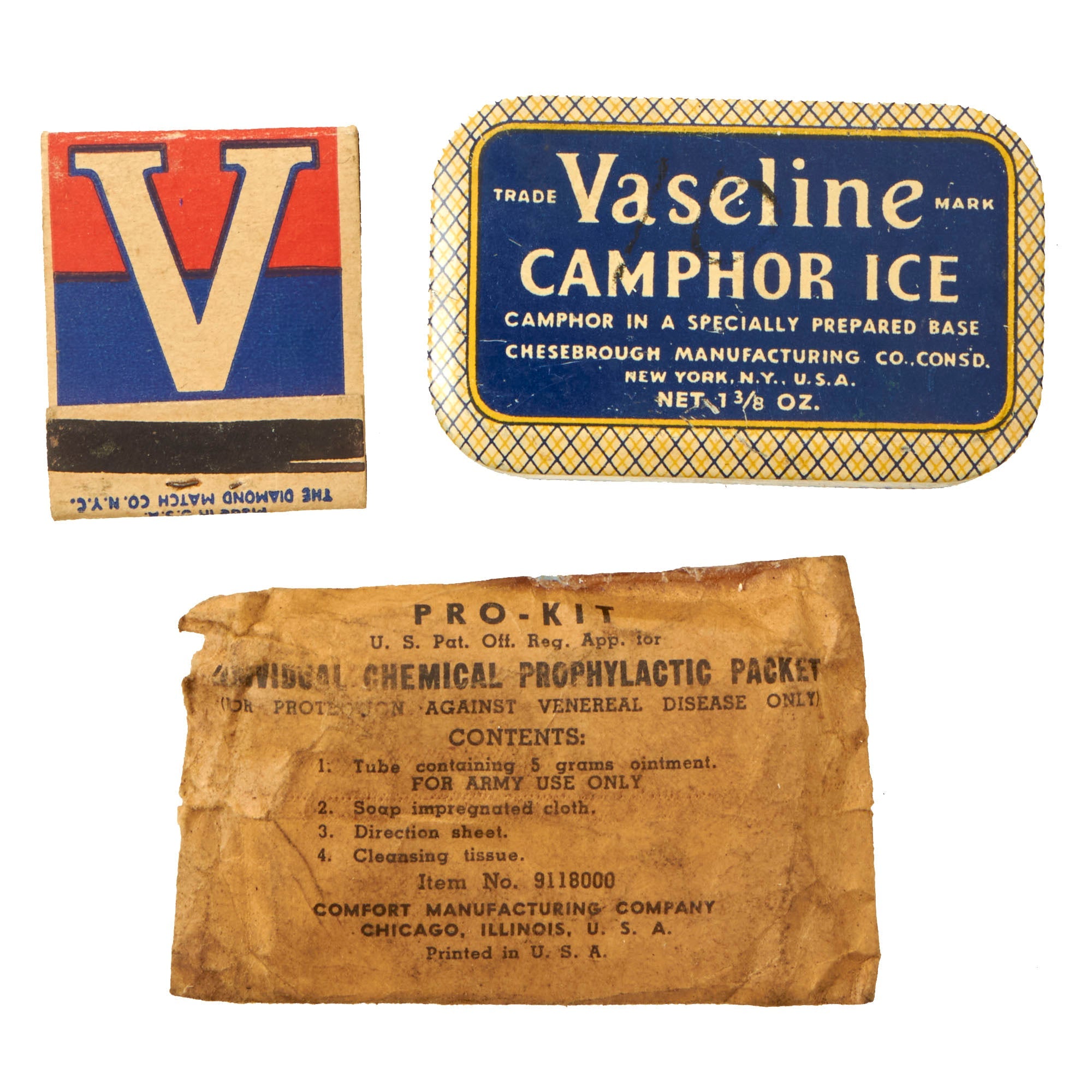 Original U.S. WWII US Army Personal Effects Lot Featuring Misalla Ltd ...