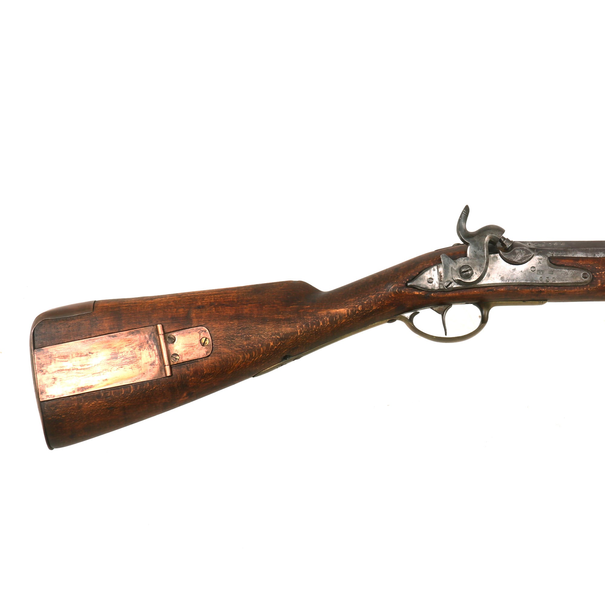 Original Norwegian Model 1774 Pillar Breech Percussion Converted Jaege ...