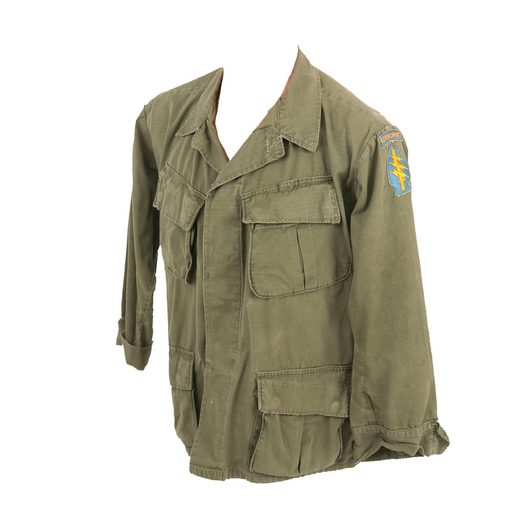 Original U.S. Vietnam War Airborne Special Forces Jungle Fatigue Unifo ...