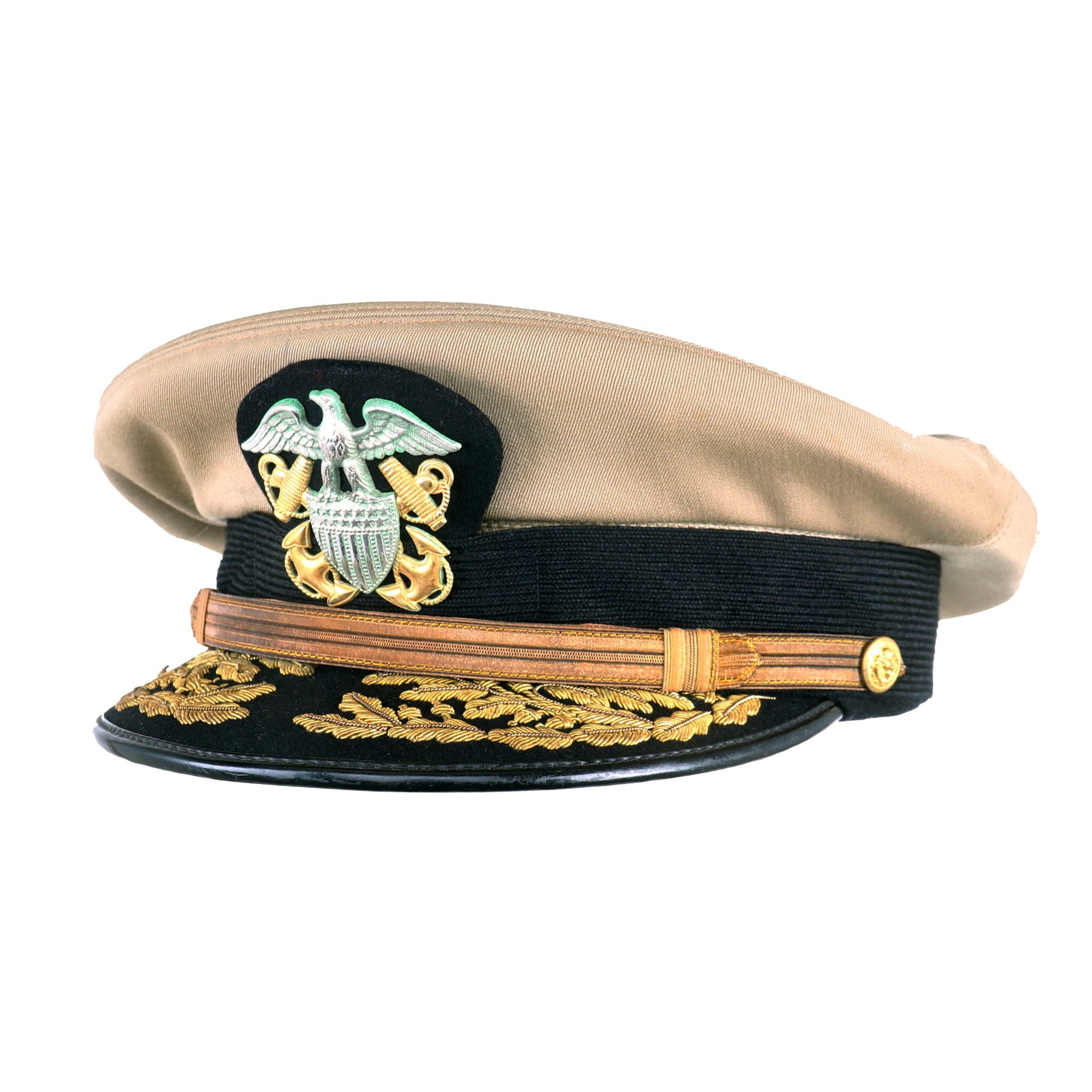 Original U.S. Vietnam War Era Vice Admiral David Richardson Khaki Serv ...