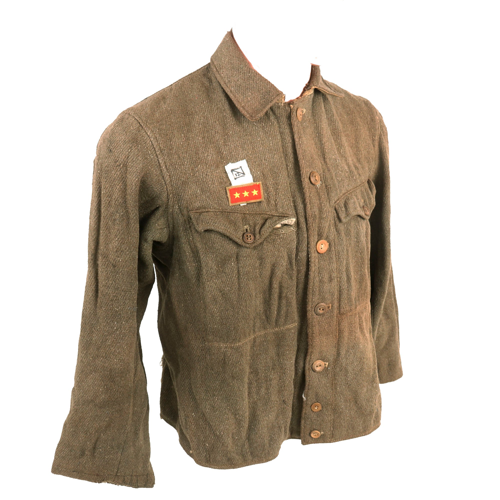 Original Japanese WWII Late War Enlisted Man’s Wool Tunic - Superior P ...