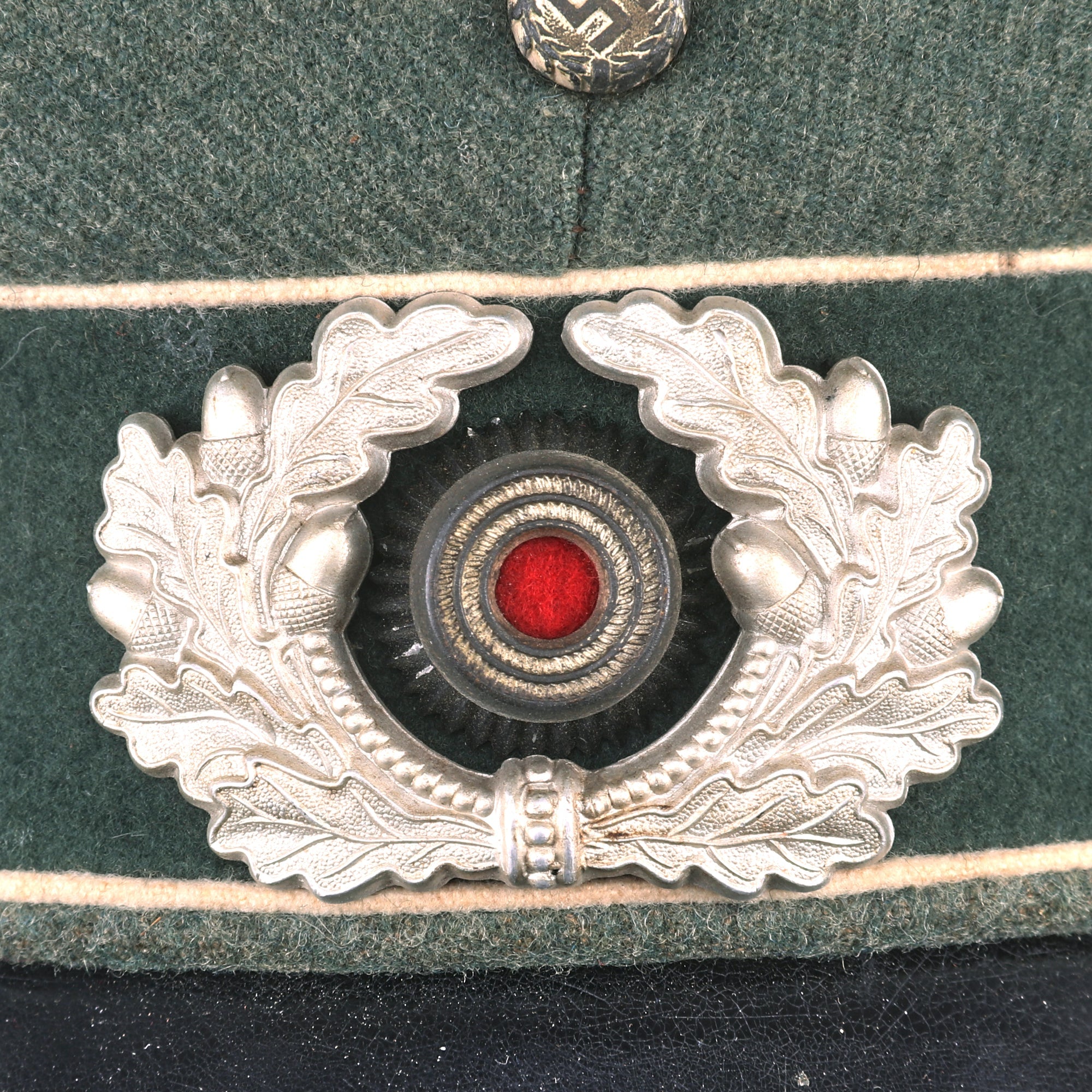 Original German WWII Army Heer Infantry EM/NCO Schirmmütze Visor Cap ...