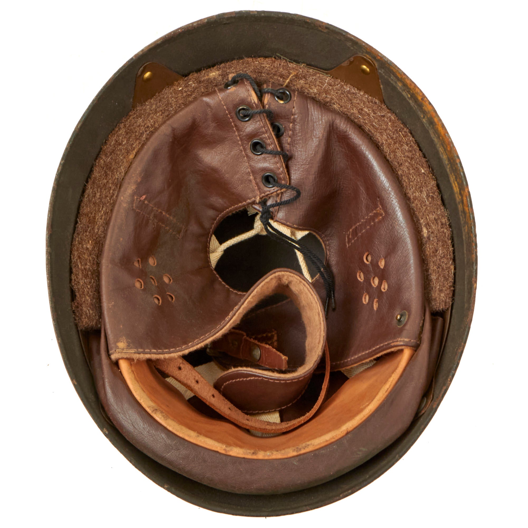 Original WWII British 1945 Dated MkI Dispatch Rider Helmet by Briggs M ...