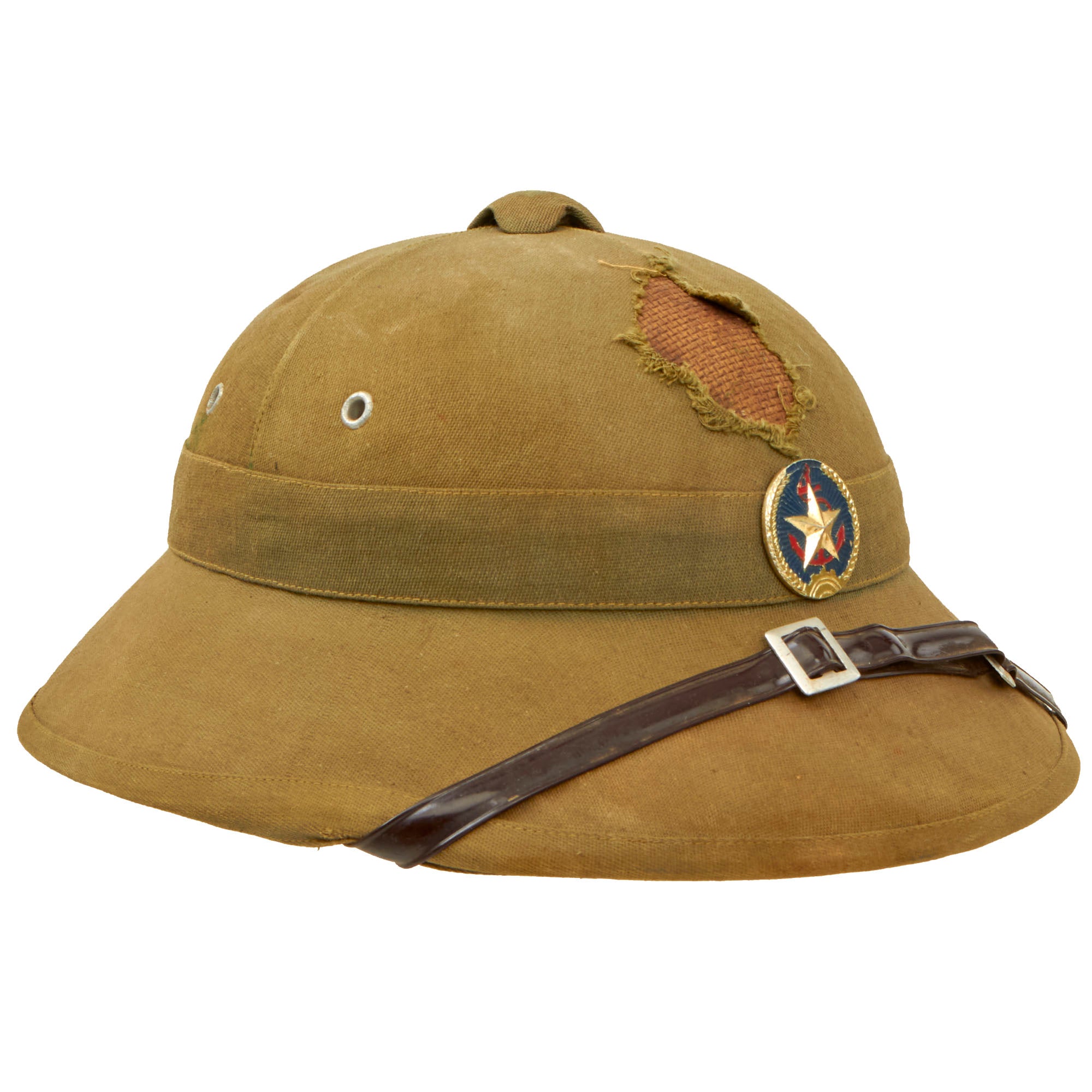 Original North Vietnamese Army (NVA) Pith Helmet Lot - Late War, 1970s ...