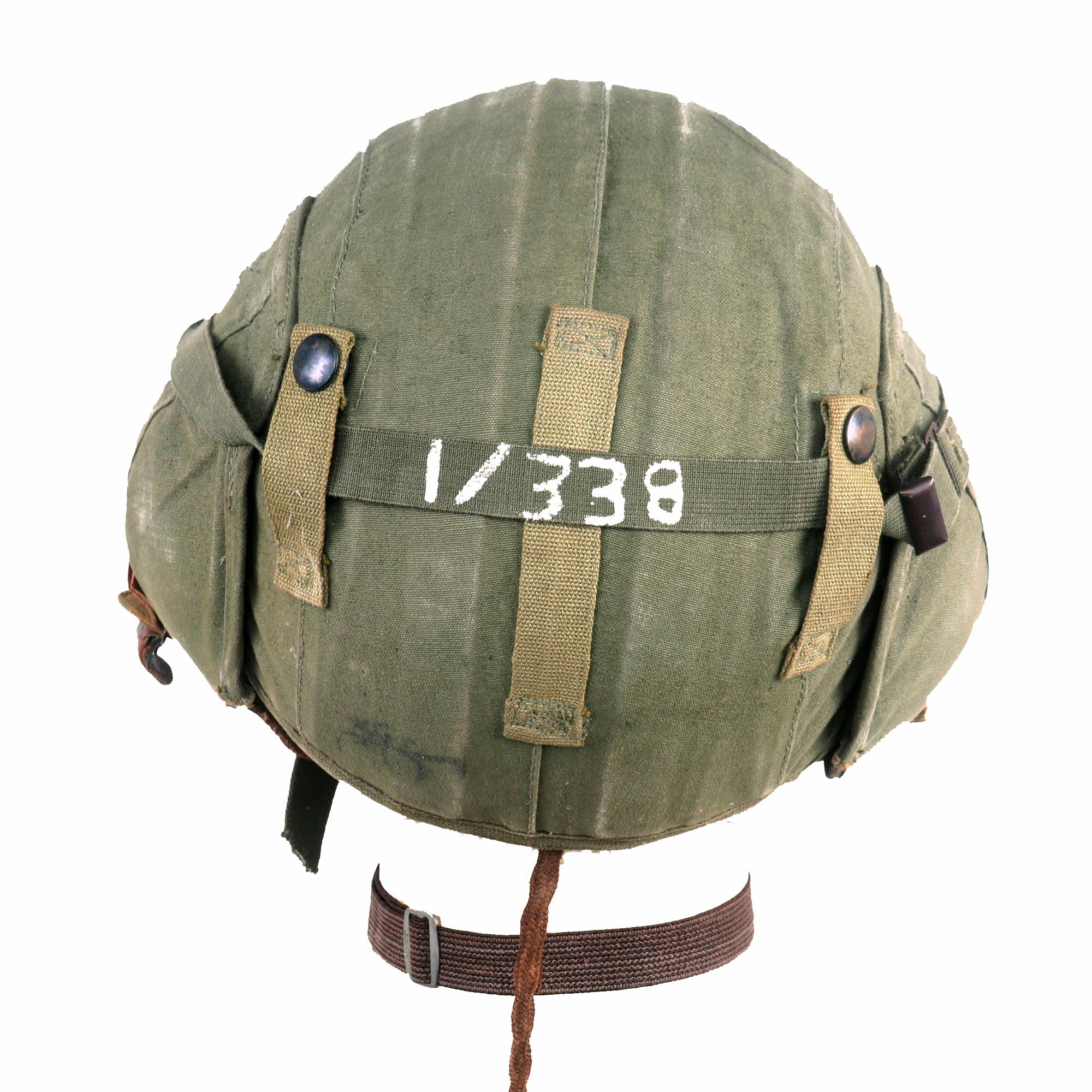 Original U.S. WWII USAAF Bomber Crew M4A2 Flak Helmet With AN-H-15 Fli ...