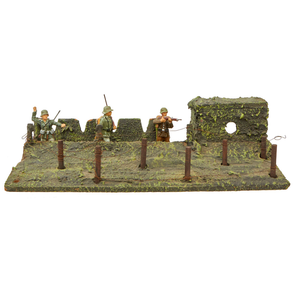 Original German WWII Haußer - Elastolin Modular Wooden Trench Section – International Military ...