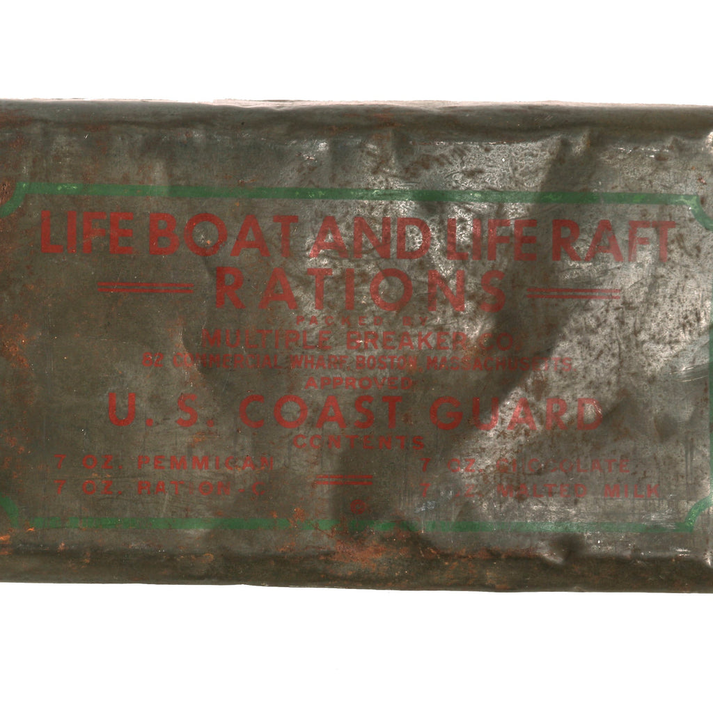 Original U.S. WWII 1945 Dated U.S. Coast Guard Lifeboat and Life Raft ...