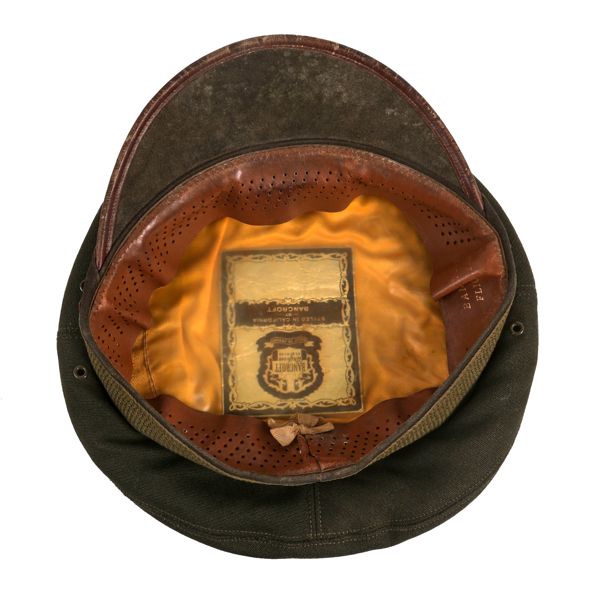 Original U.S. WWII USAAF Officer Winter Crush Visor Cap Rare 1st Type ...