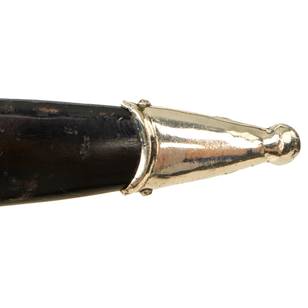 Original Slovakian WWII Nickel Plated M39 Hlinka Guard Dagger with Sca ...