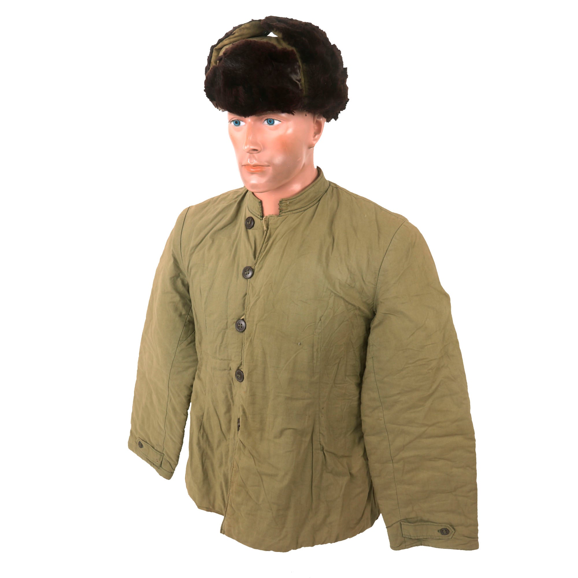 Original Chinese Korean War ChiCom Padded Jacket & Ushanka Style Winte ...