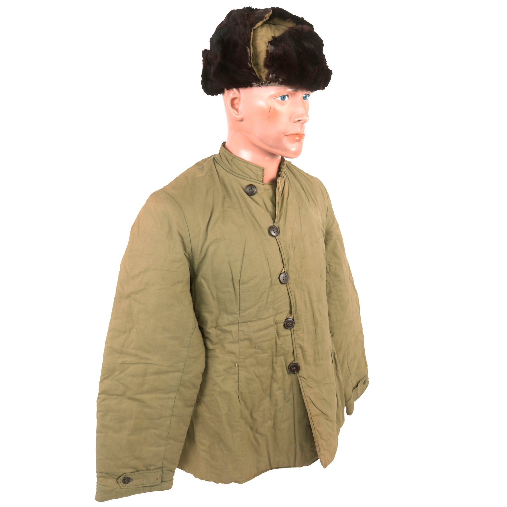 Original Chinese Korean War ChiCom Padded Jacket & Ushanka Style Winte ...
