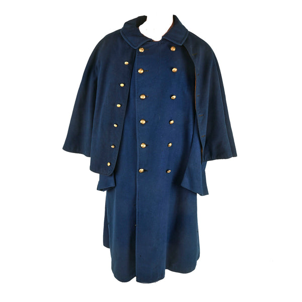 Original U.S. Indian Wars M1885 Mounted Greatcoat with Yellow Cavalry ...