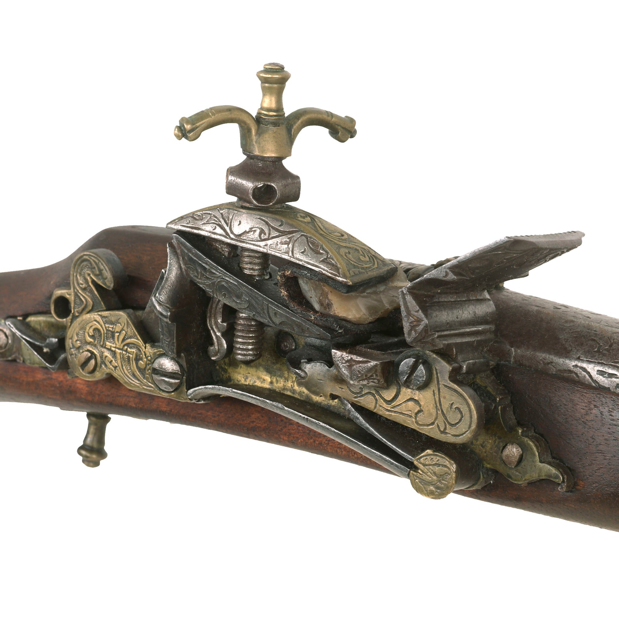 Original Early 19th Century North African Kabylia Style Snaphaunce Loc ...