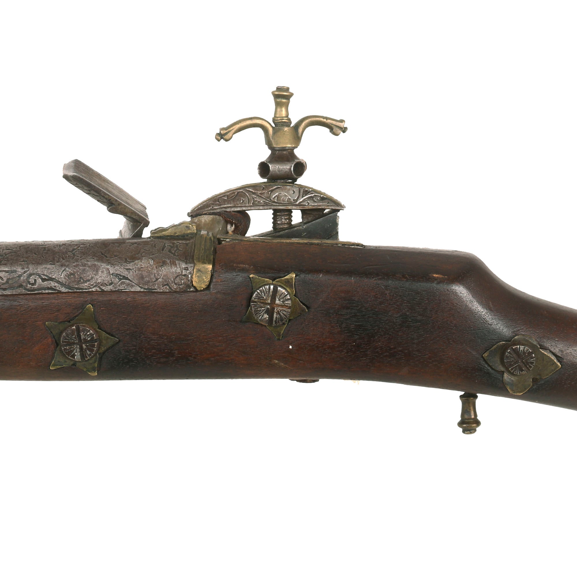 Original Early 19th Century North African Kabylia Style Snaphaunce Loc ...