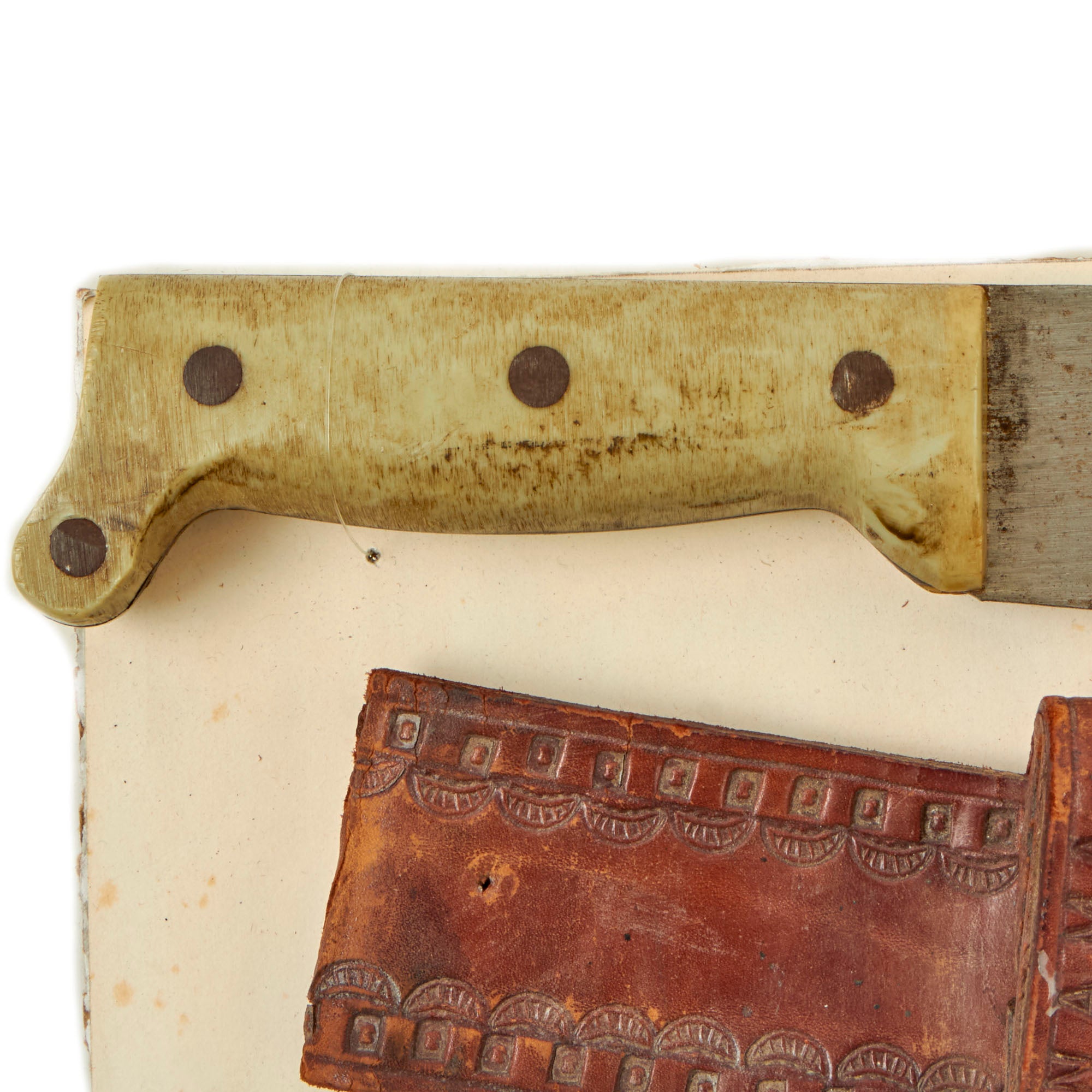 Original U.S. Cold War Presentation Machete Engraved to SSG Ronald G ...